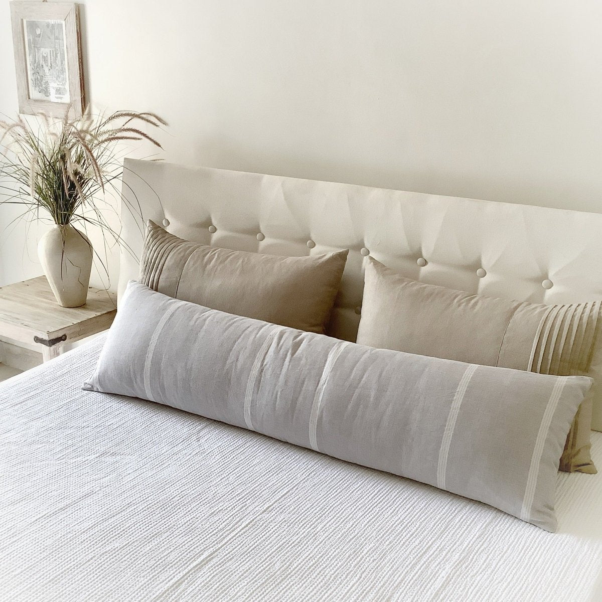 Costal Linen Body Pillow by Studio Covers